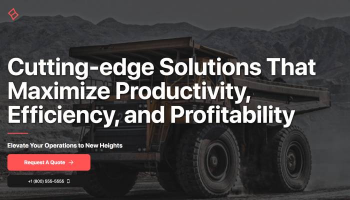 Industry Co. Business Website Template | Tempeld